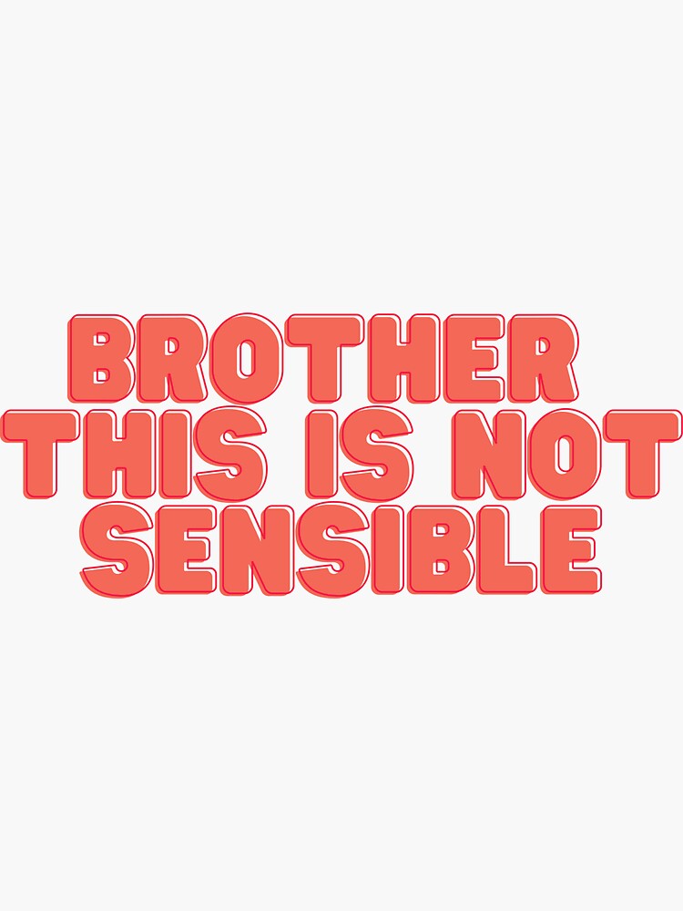 "Brother, this is not sensible | Guz Khan on Taskmaster UK" Sticker for ...