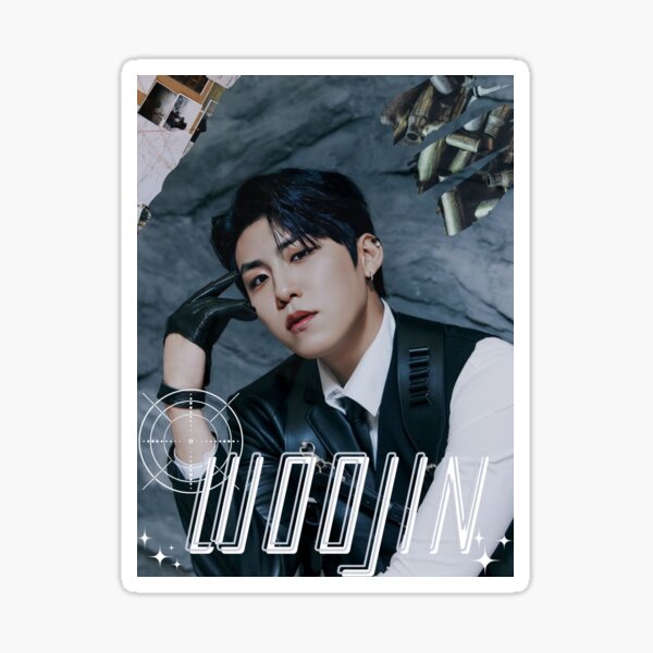 "Aesthetic Woojin (AB6IX)" Sticker for Sale by Rain6458 | Redbubble