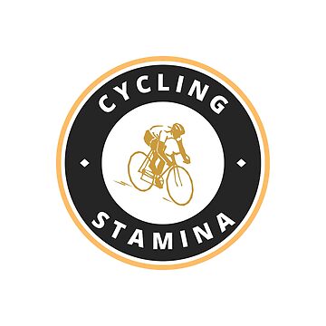 "Cycling Stamina logo" Sticker for Sale by wagwanmate | Redbubble