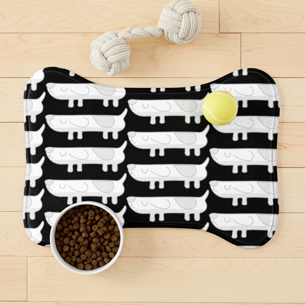 "White Long Dog" Sticker for Sale by megetrip | Redbubble