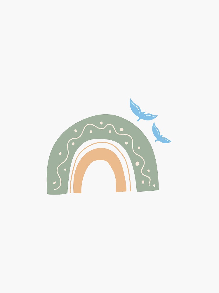 "Blue Birds Fly" Sticker for Sale by eliianii | Redbubble