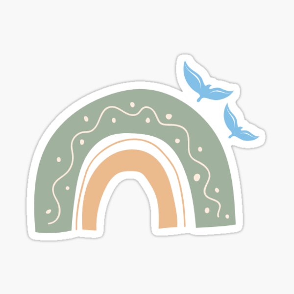 "Blue Birds Fly" Sticker for Sale by eliianii | Redbubble