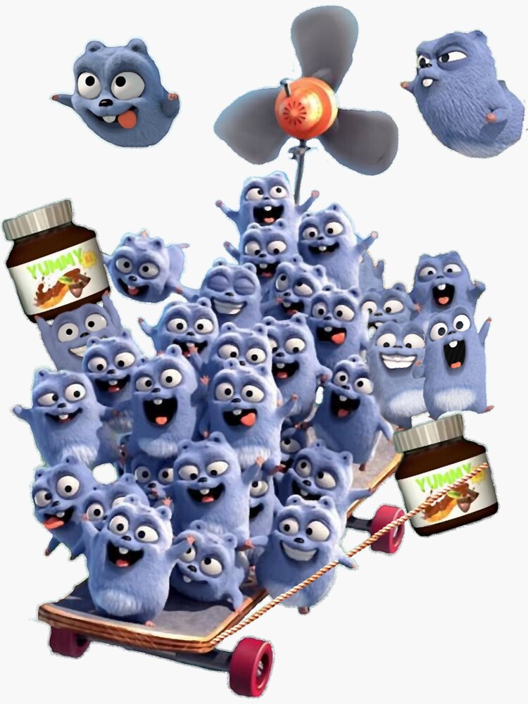 "Happy Lemmings Tabodi and Grizzy Active(1)" Sticker for Sale by ...