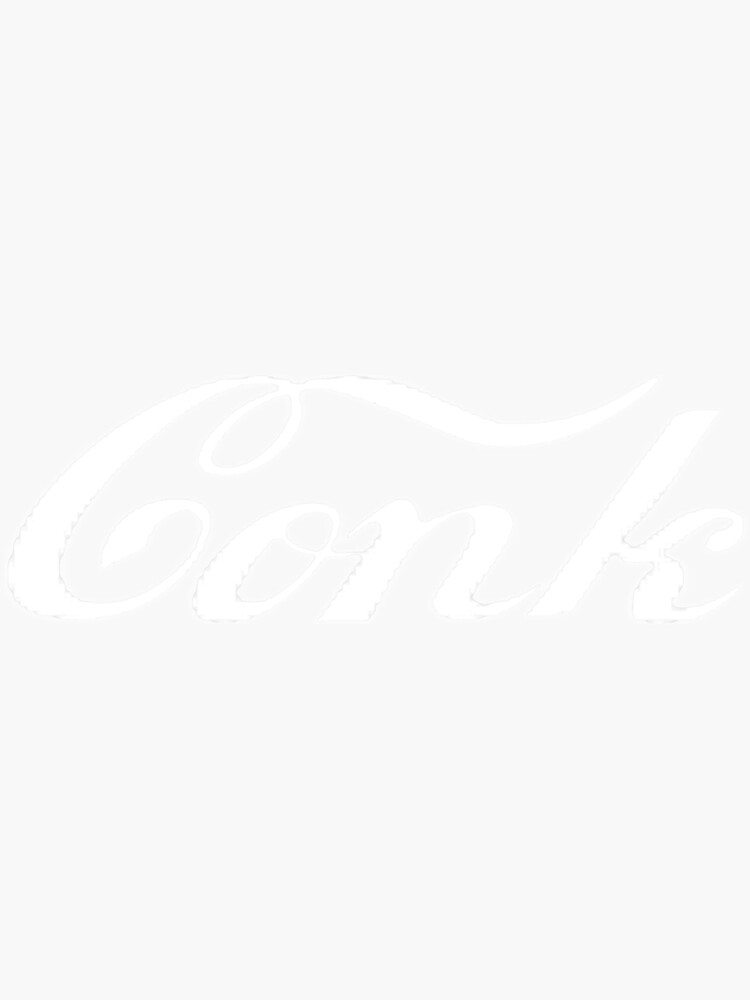 "conk meme " Sticker for Sale by kameronratke | Redbubble