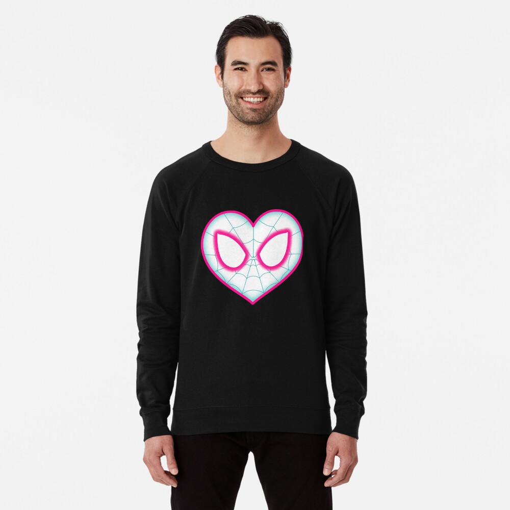 Spider Gwen Heart Sticker For Sale By Nayewfae Redbubble