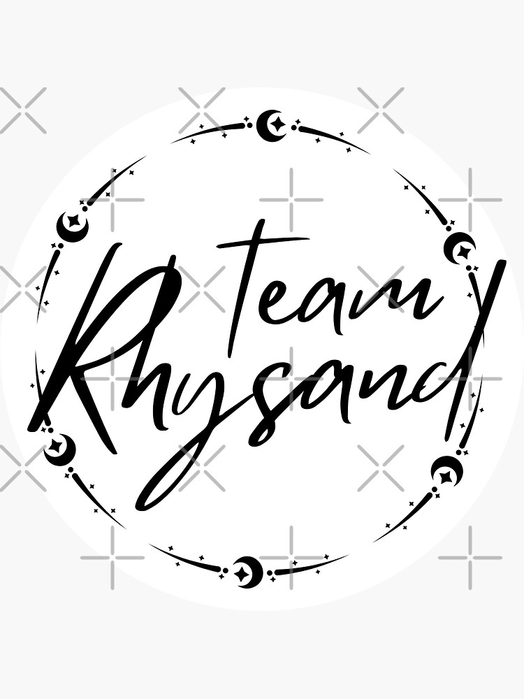 "Team Rhysand - A Court of Thorns and Roses | ACOTAR Series" Sticker ...