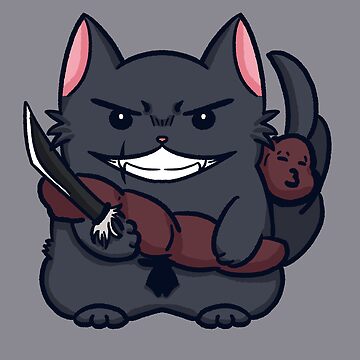 "Jujutsu Cat #5 - Toji" Sticker for Sale by lynnea95 | Redbubble