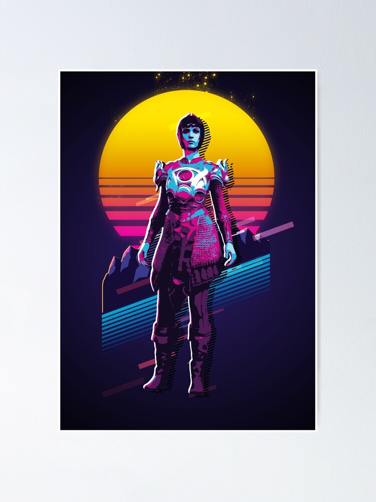 "Baldurs Gate 3 - Shadowheart *80s retro*" Poster for Sale by ...