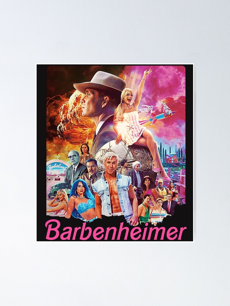 "Barbenheimer Movie Poster" Poster for Sale by jmass11 | Redbubble