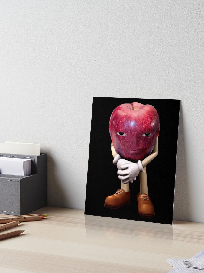 "The rizz apple meme" Art Board Print for Sale by HassieWeimann | Redbubble