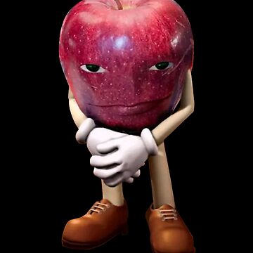 "The rizz apple meme" Sticker for Sale by HassieWeimann | Redbubble