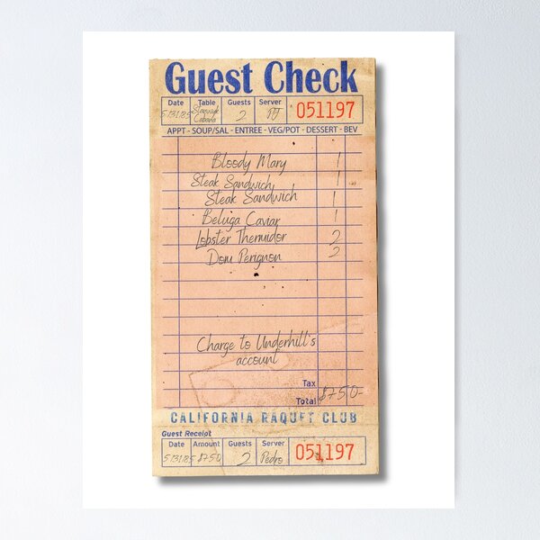 "FLETCH - UNDERHILL'S CHECK" Poster for Sale by Simontology | Redbubble