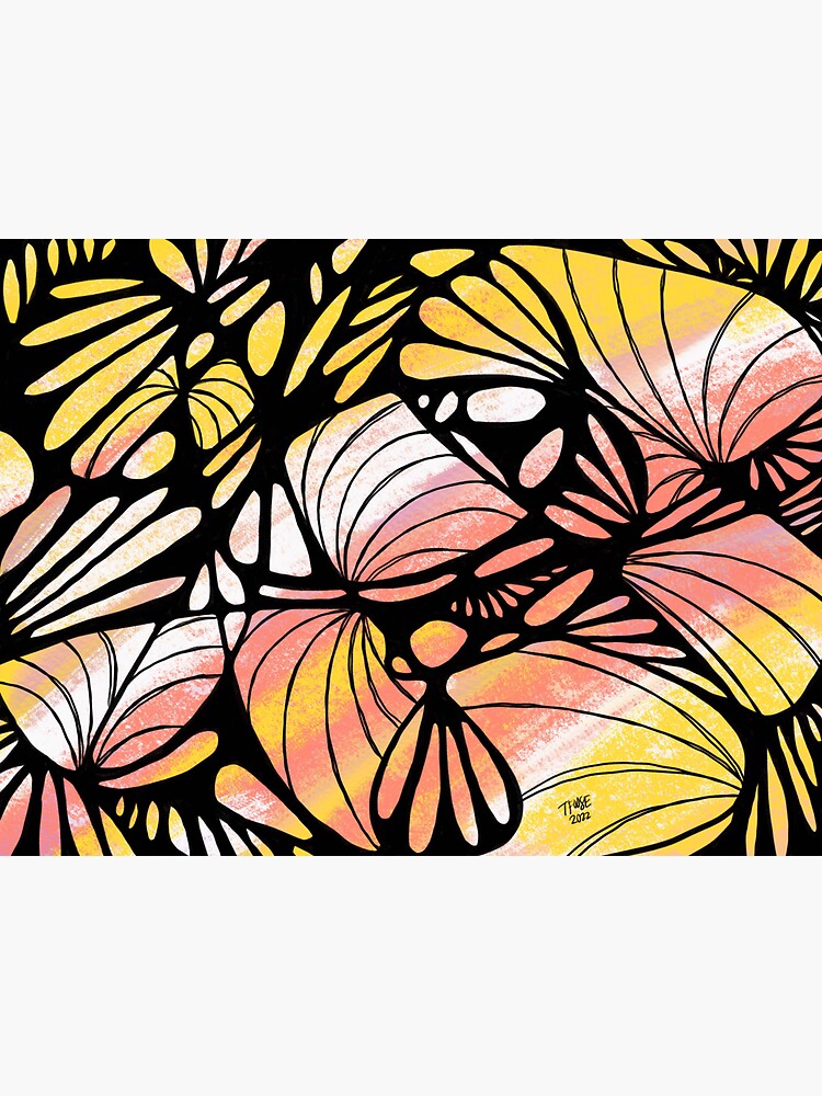 "Butterfly Wings" Sticker for Sale by Taphath Foose | Redbubble
