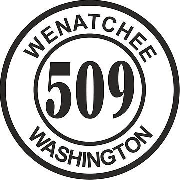 "509 Wenatchee-Washington" Stickerundefined by oko-designs | Redbubble
