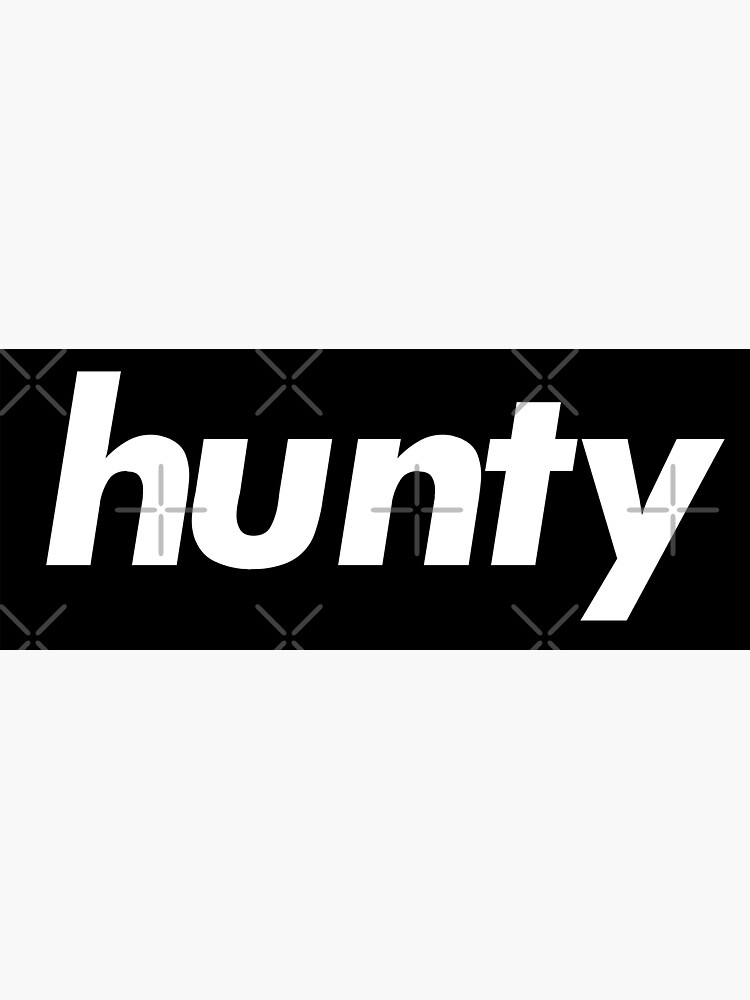 "Hunty Words Millennials Use" Sticker by ProjectX23 | Redbubble