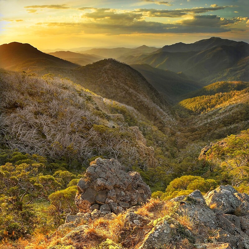 "Howqua Valley headwaters" by Kevin McGennan | Redbubble