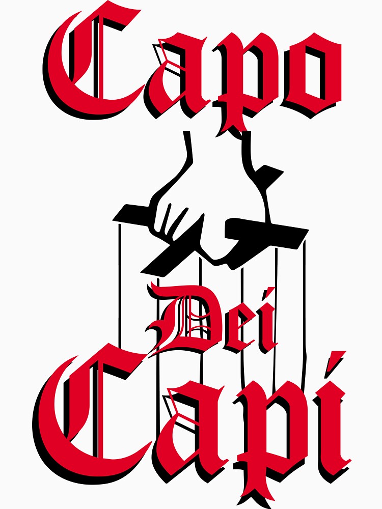 "Capo Dei Capi" T-shirt for Sale by redbubblejo | Redbubble | rap t ...