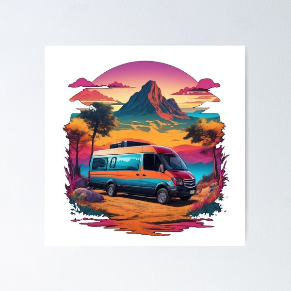 "Sprinter RV" Poster for Sale by The-Artful-Owl | Redbubble