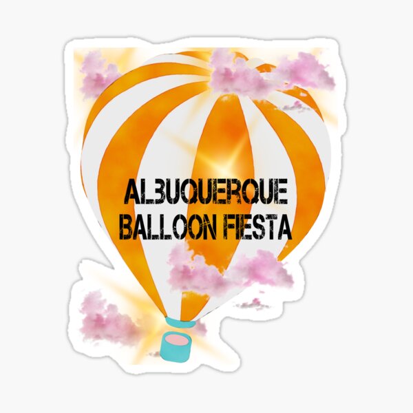 "Albuquerque Balloon Fiesta " Sticker for Sale by star-boutique | Redbubble