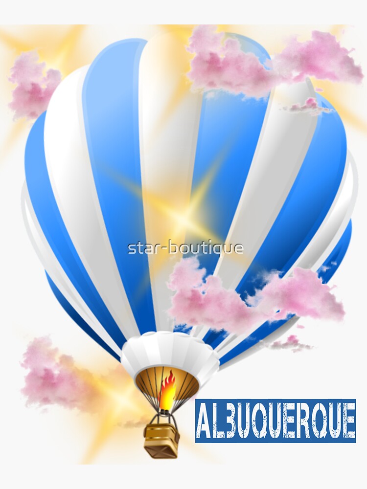 "Albuquerque New Mexico Hot Air Balloon Fiesta " Sticker for Sale by ...