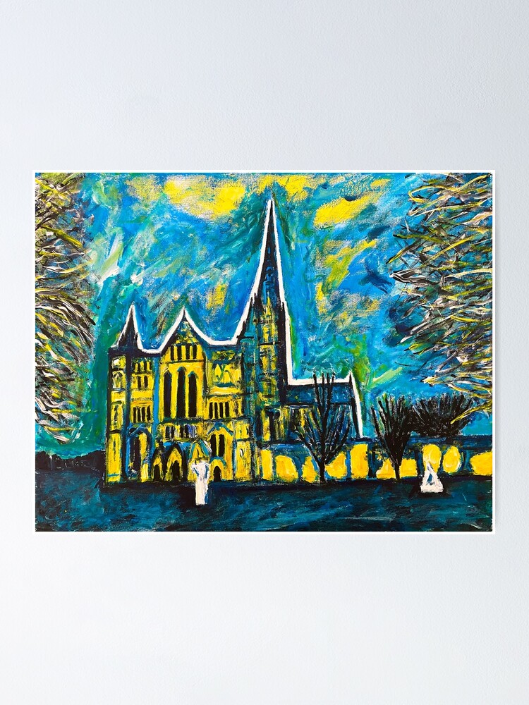 "Impressionist Spire" Poster for Sale by SJHorsfall | Redbubble