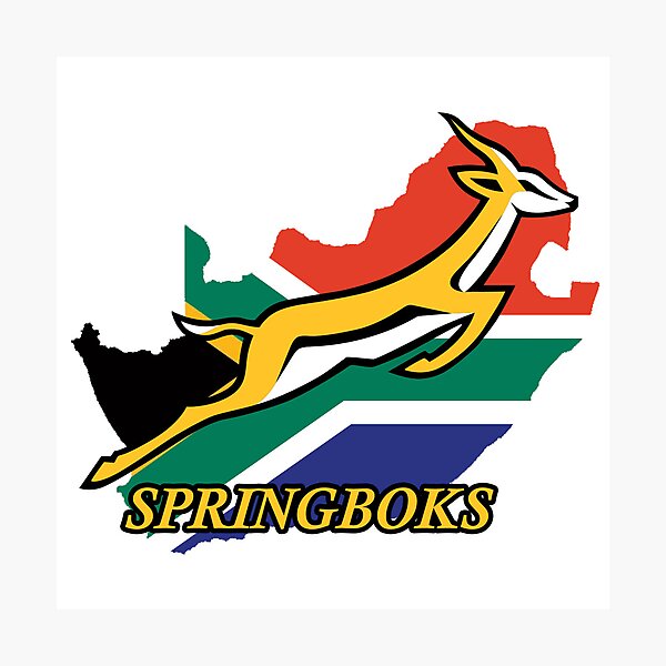 "Springbok South Africa Rugby" Photographic Print by DELAVdesign ...
