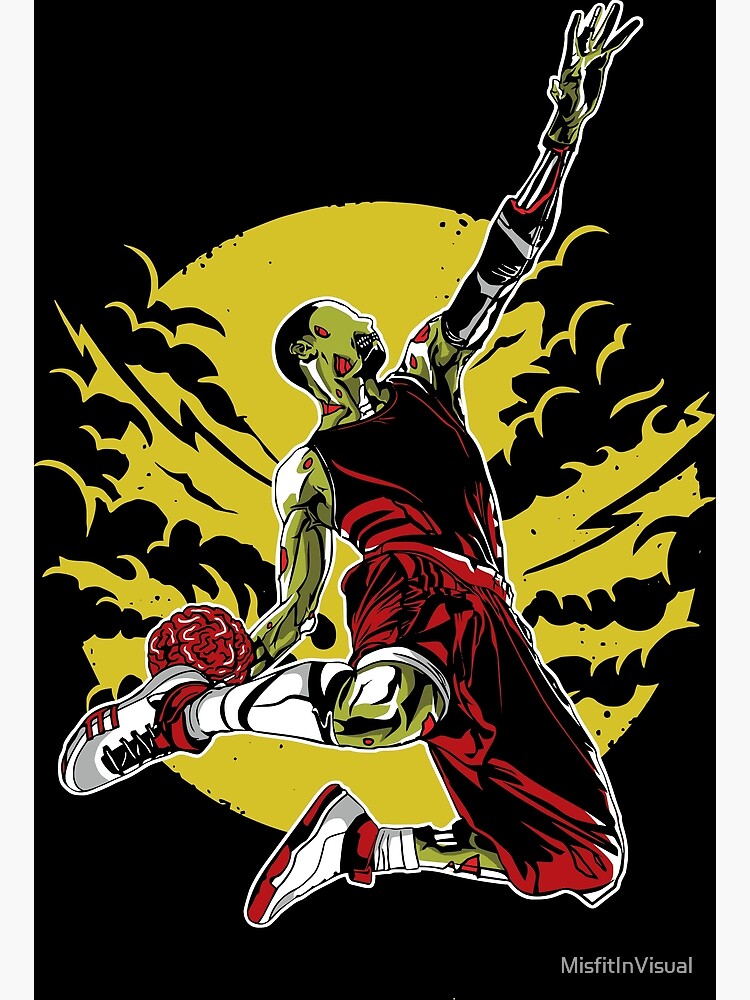 Póster «Zombie Slam Dunk» de MisfitInVisual | Redbubble