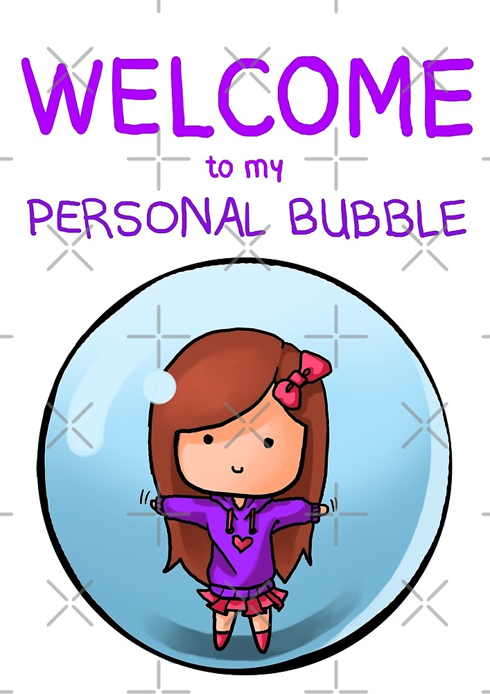 "Personal Bubble - Female" by shellz-art | Redbubble