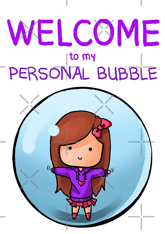 "Personal Bubble - Female" by shellz-art | Redbubble