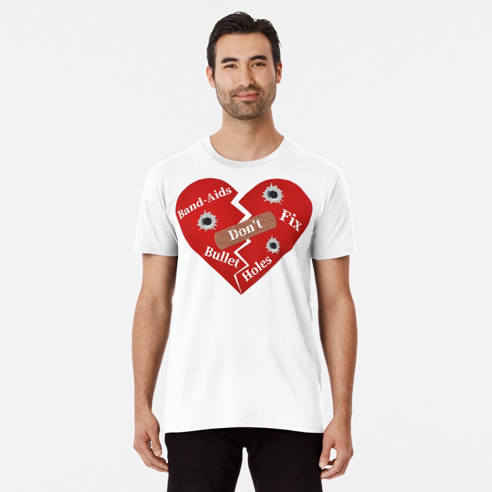 "Band-Aids Don't Fix Bullet Holes" Sticker for Sale by Creighton :-D ...