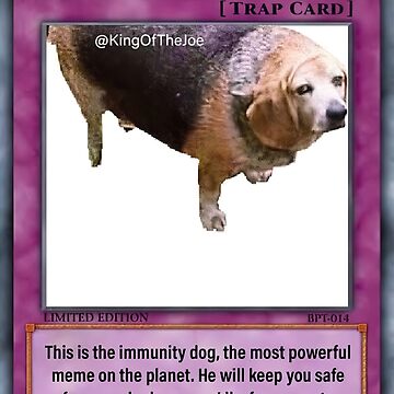 "Immunity Doggo Card" Poster for Sale by cheapfan | Redbubble