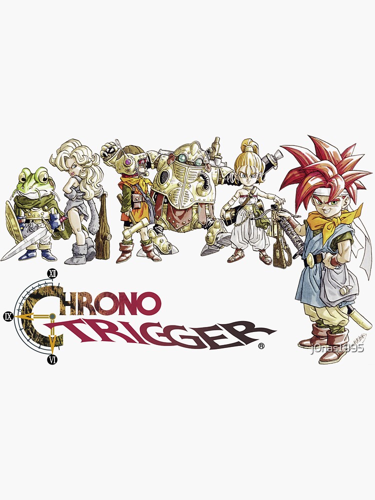 "Chrono Trigger Logo" Sticker for Sale by j0nas1995 | Redbubble