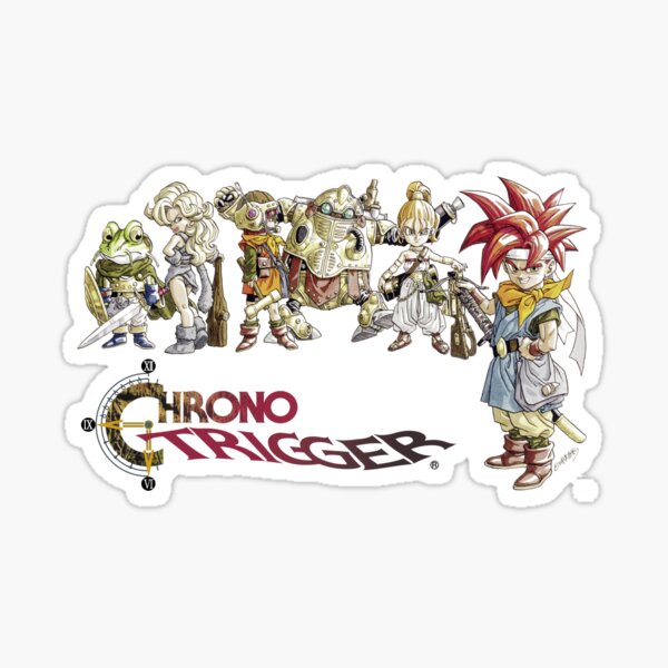 "Chrono Trigger Logo" Sticker for Sale by j0nas1995 | Redbubble