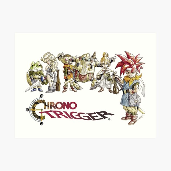 "Chrono Trigger Logo" Art Print by j0nas1995 | Redbubble