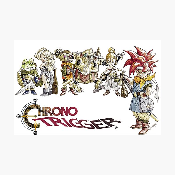 "Chrono Trigger Logo" Photographic Print for Sale by j0nas1995 | Redbubble