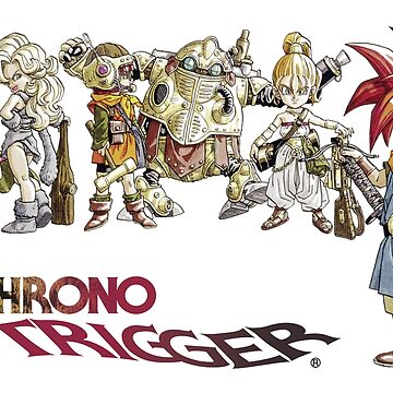"Chrono Trigger Logo" Sticker for Sale by j0nas1995 | Redbubble