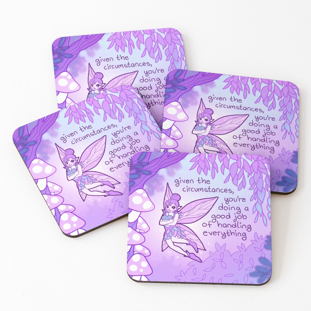 ""You're Doing a Good Job" Fairy in Forest" Sticker for Sale by ...