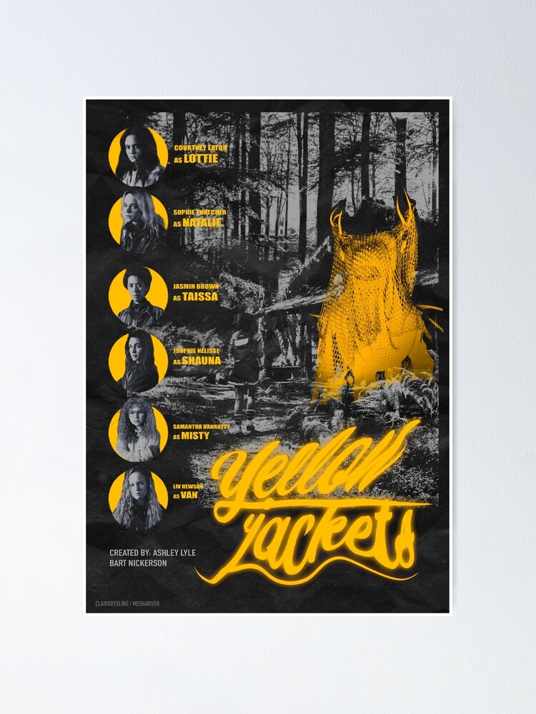"Yellowjackets " Poster for Sale by ariscreek | Redbubble