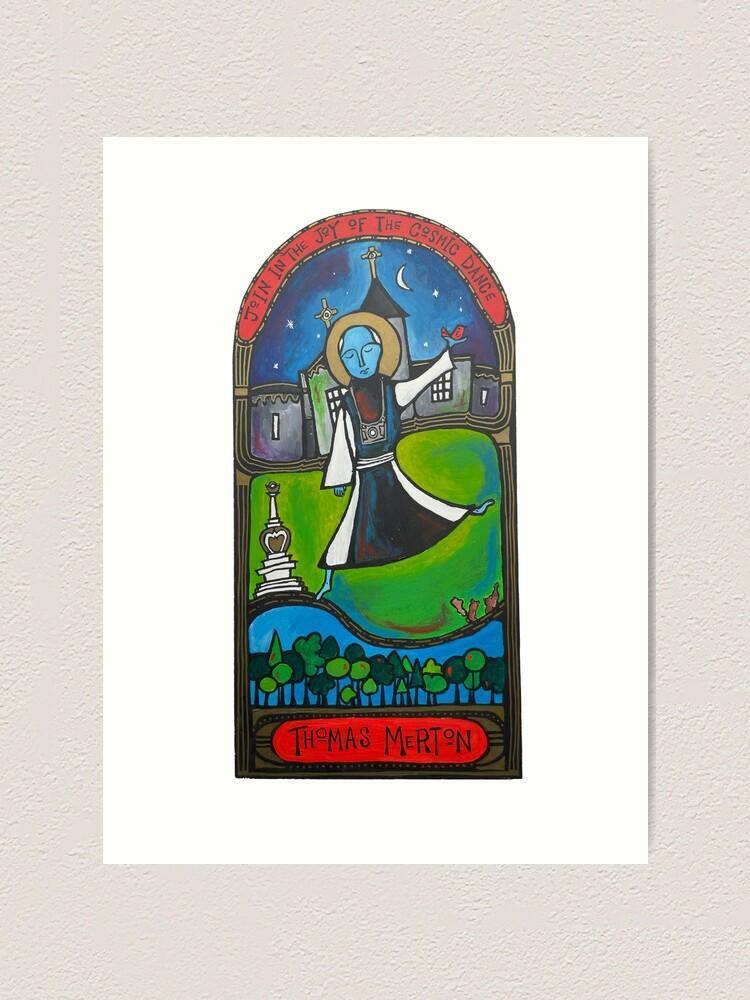 "Thomas Merton" Art Print for Sale by AbbeyoftheArts | Redbubble