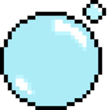 "Bubbles Pixel art" Sticker for Sale by jackkdd | Redbubble