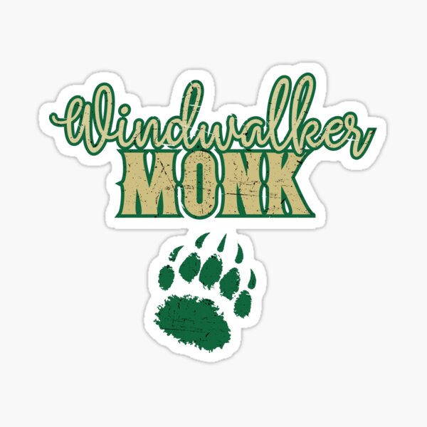 "Windwalker Monk" Sticker for Sale by Legendary Status | Redbubble