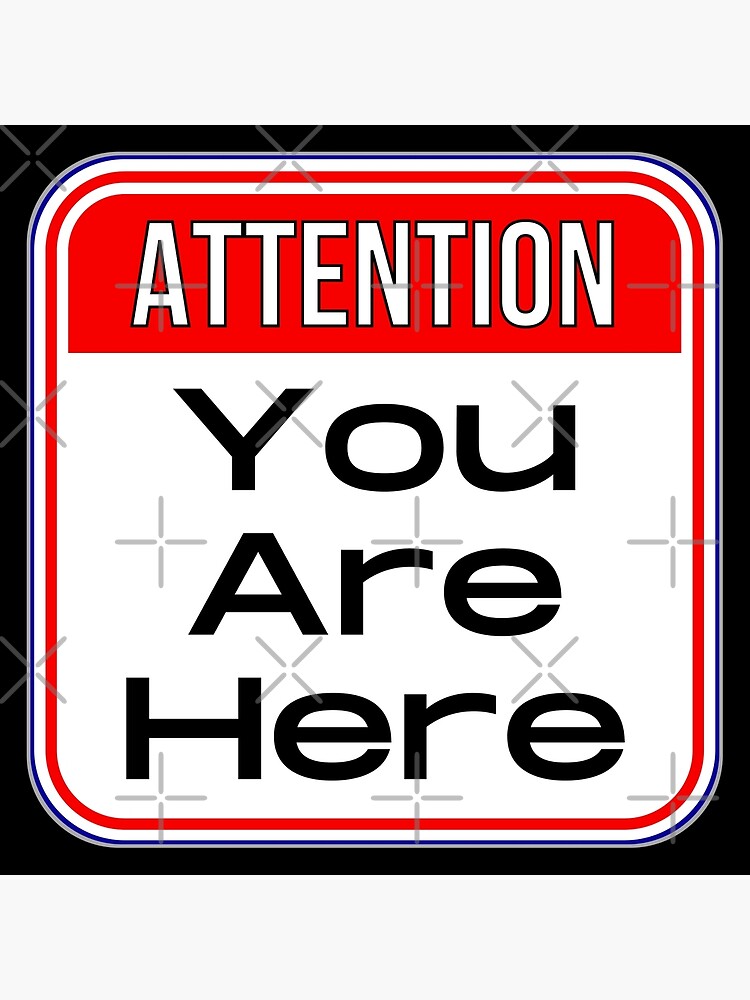 Attention Sign Template
