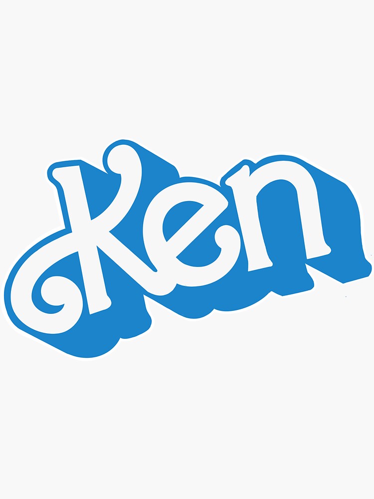 "kenlogo" Sticker by Avniz | Redbubble