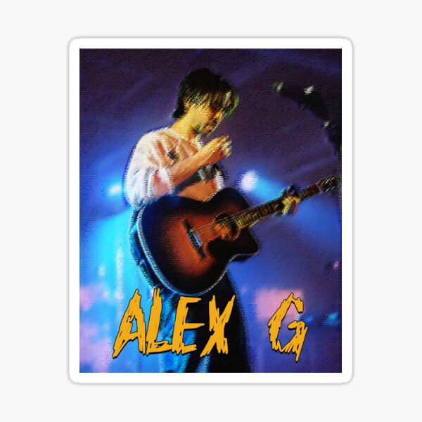"Alex G Live" Sticker for Sale by MBREED | Redbubble