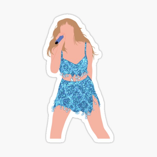 "blue 1989 set the eras tour " Sticker for Sale by nerfie | Redbubble