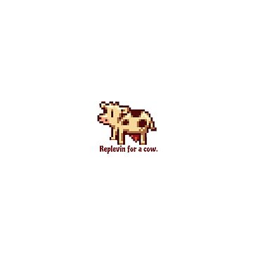 "Replevin for a Cow" Sticker for Sale by TotallyTortious | Redbubble