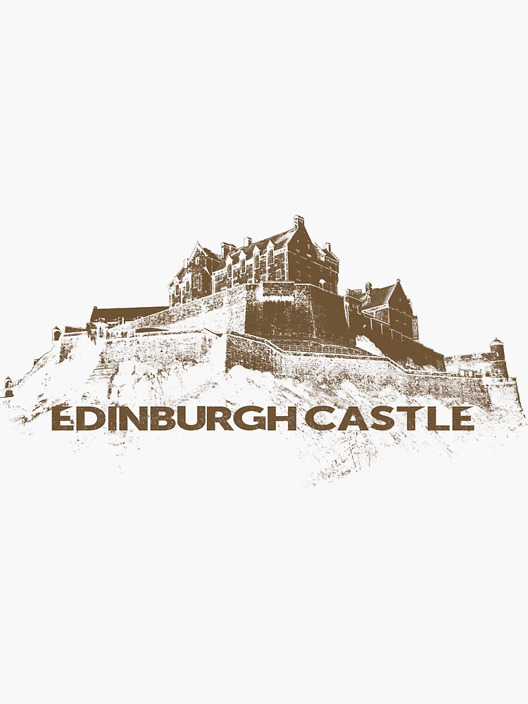 "Edinburgh Castle" Sticker for Sale by infinitewave | Redbubble