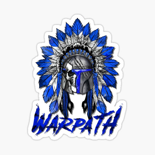 "WARPATH Mando Logo" Sticker for Sale by gretabanks | Redbubble