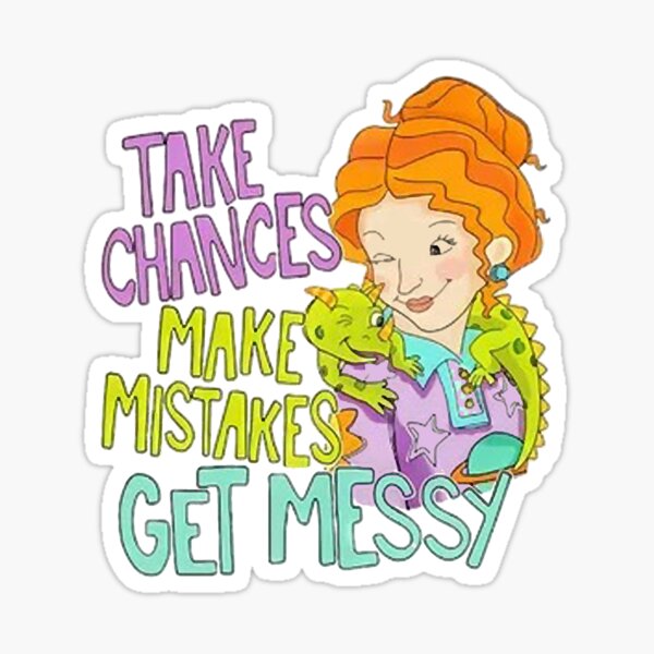 "Ms Frizzle " Sticker for Sale by AubinBabinf | Redbubble