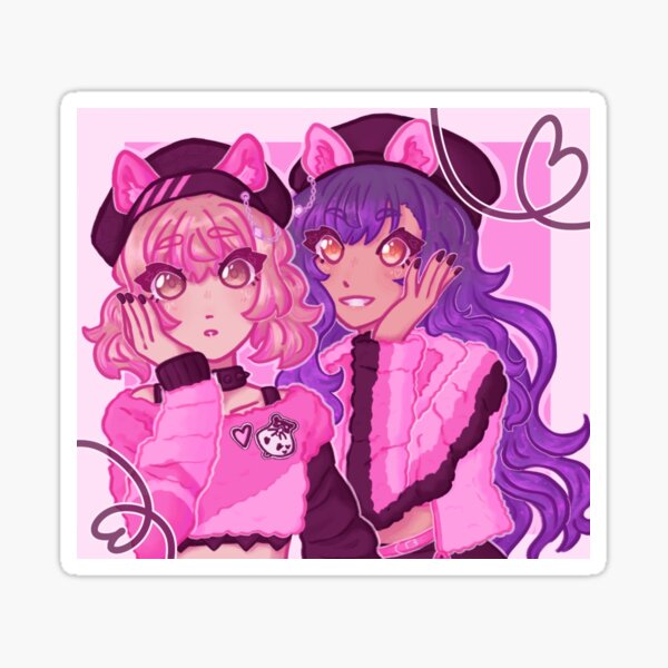 "An and Kohane Hamsters" Sticker for Sale by llznoir | Redbubble